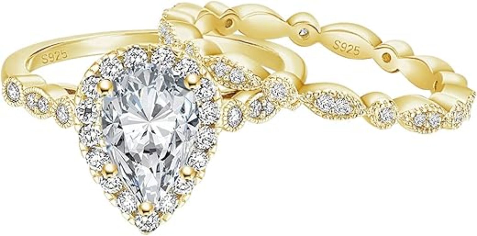 Top 8 Budget-Friendly Gold Bridal Sets for You - Engagement Rings And ...
